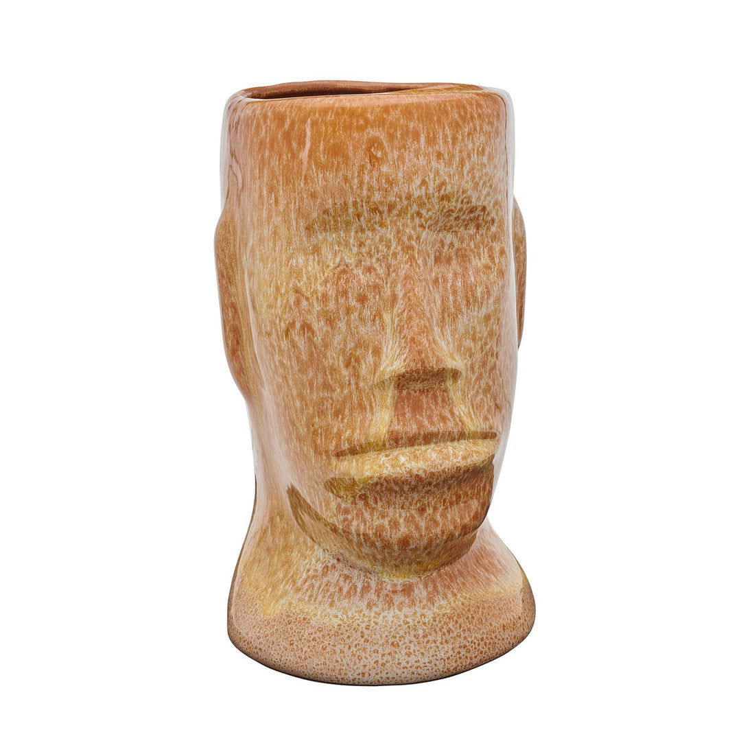 decorative tiki head pot – PotteryMfg